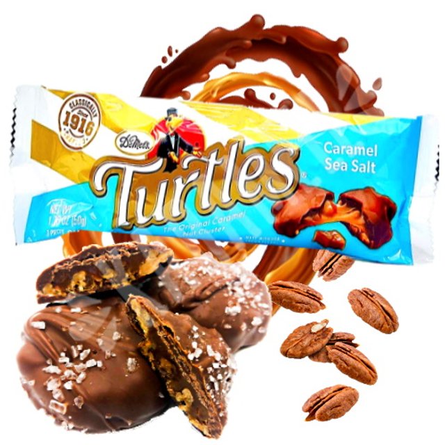Chocolate De Met's Turtles Caramel Sea Salt - Importado EUA | Karamell ...