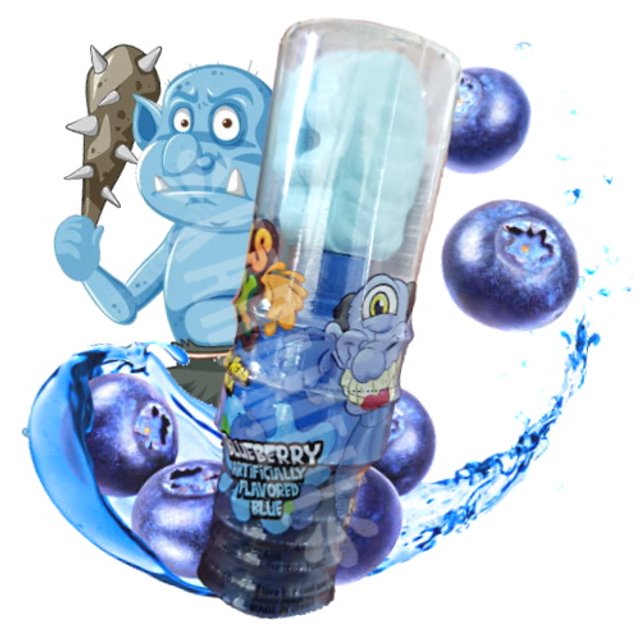 Bala Trolls Wax Blueberry Raindrops - Importado | Karamell Store