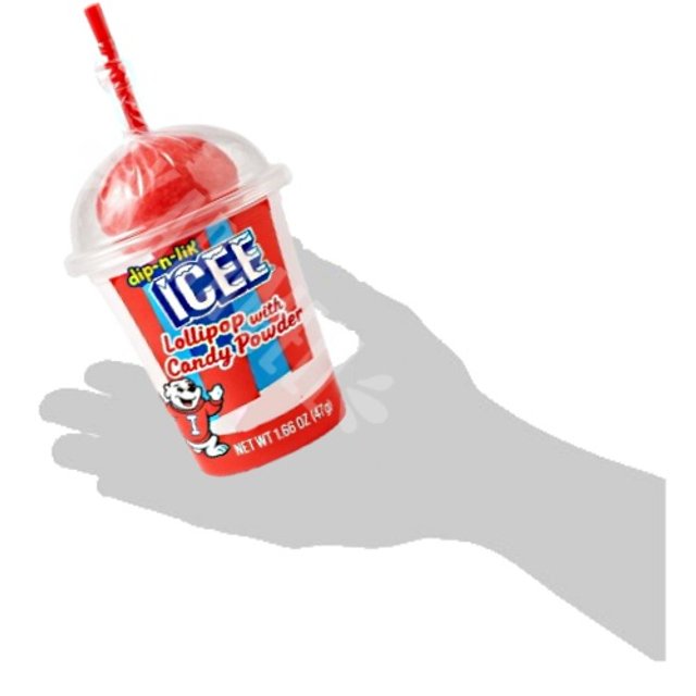 Pirulito Icee Red Cherry Lollipop with Candy Powder - Importado ...