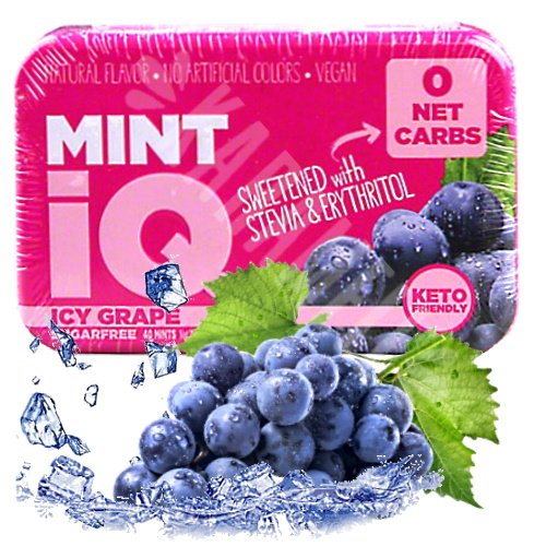 Balas Mint IQ Icy Grape - Importado Canadá | Karamell Store
