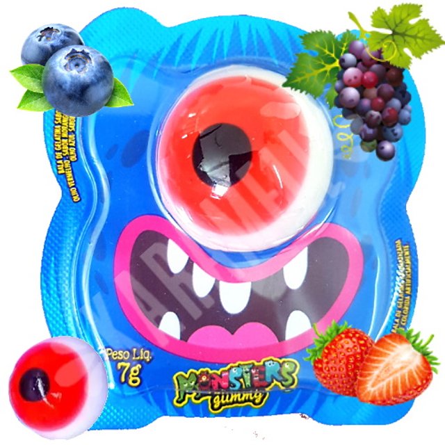 Bala de Goma Gelatinosa Gummy Monsters - Importado | Karamell Store
