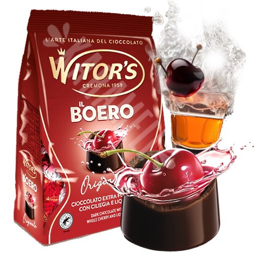 Bombom Dark Chocolate Boero Originale Witor's - Itália | Karamell Store