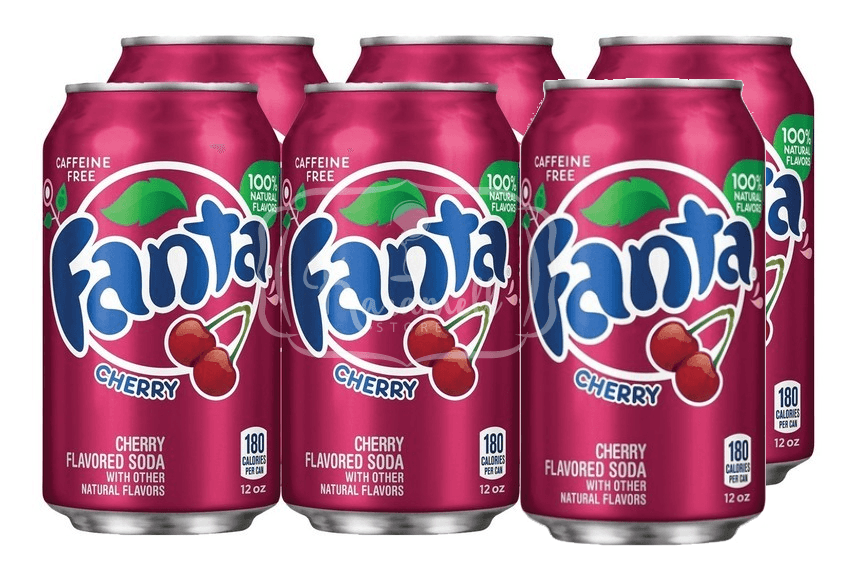 Fanta Cherry - Refrigerante Sabor Cereja - KIT 6 Und. | Karamell Store