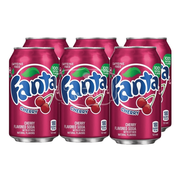 Fanta Cherry - Refrigerante Sabor Cereja - KIT 6 Und. | Karamell Store