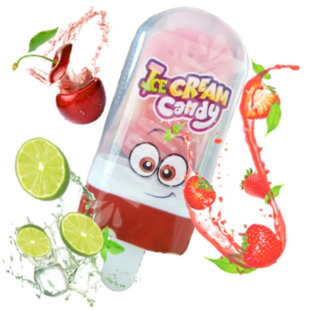 Pirulito Ice Cream Pop Raindrops Cherry Lemon Strawberry - Importado ...