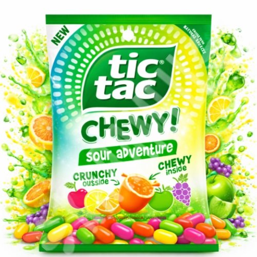 Balas Mastigáveis Tic Tac Chewy Sour Adventure 80g - Importado México ...