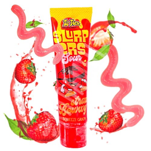 Bala Líquida Slurpers Sour Strawberry - Too Tarts - Importado ...