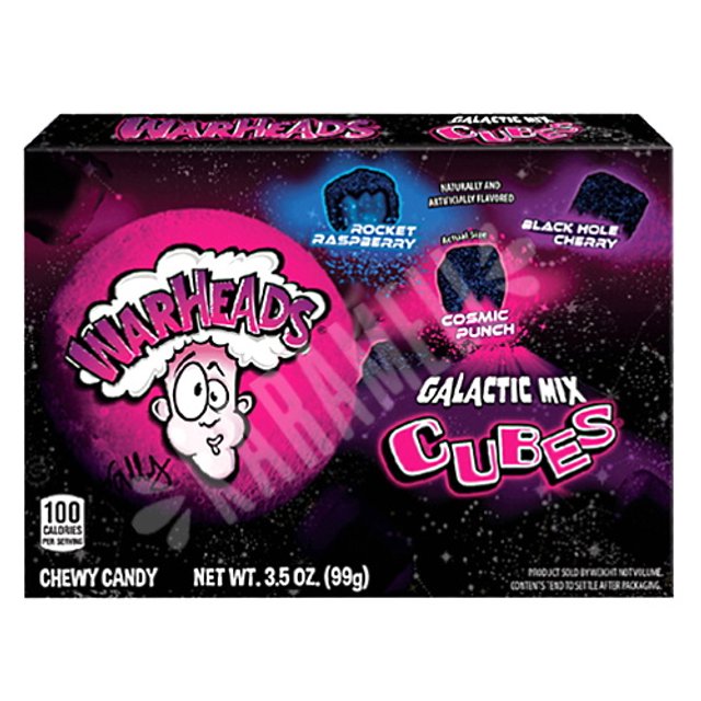 Balas Warheads Galactic Mix Cubes - Importado EUA | Karamell Store