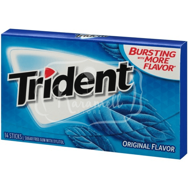 Trident Original Flavor - Chicletes Importados EUA - Sugar Free ...
