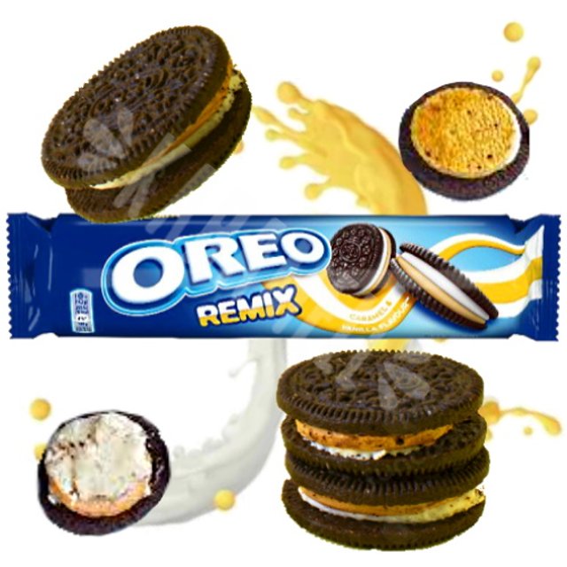 Biscoito Oreo Remix Caramel Vanilla - Importado Polônia | Karamell Store