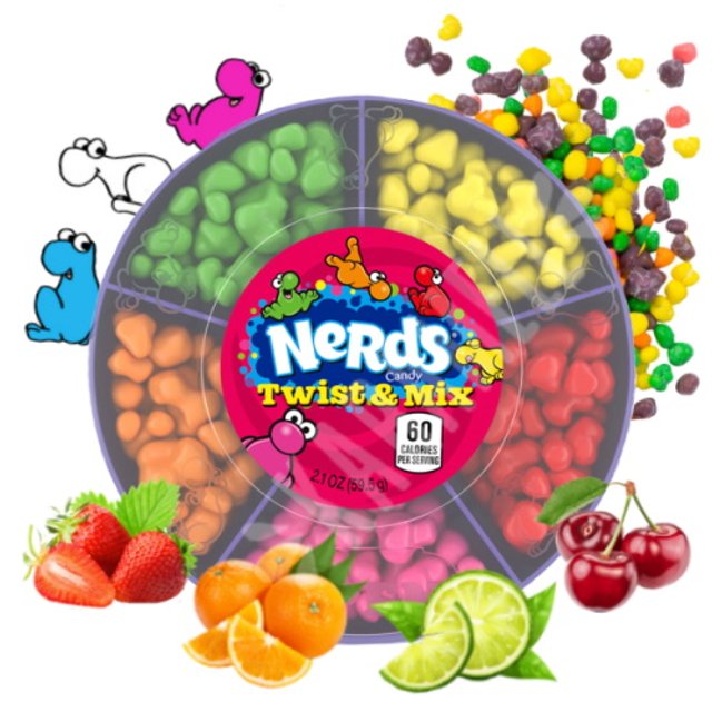 Balas Nerds Candy Twist & Mix - Ferrara Candy - Importado EUA ...