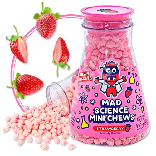Mad Science Mini Chews Strawberry - Kids Mania - Importado | Karamell Store