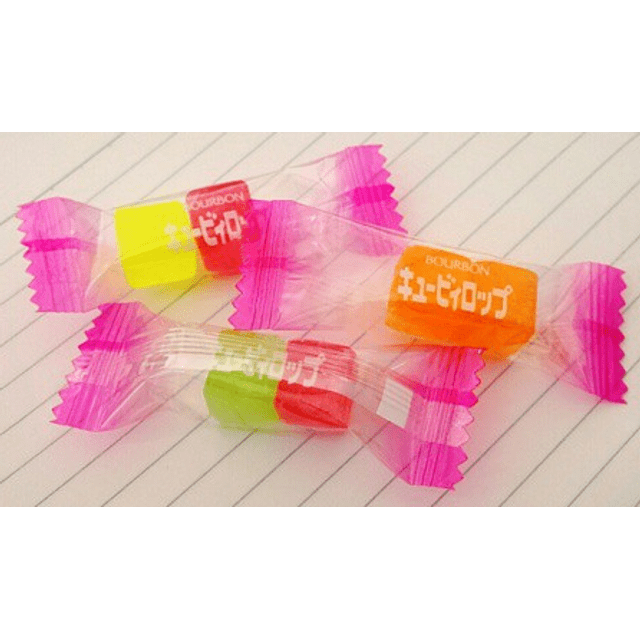Bourbon Cuby Rop Candy - Bala Japonesa Sabor Frutas | Karamell Store