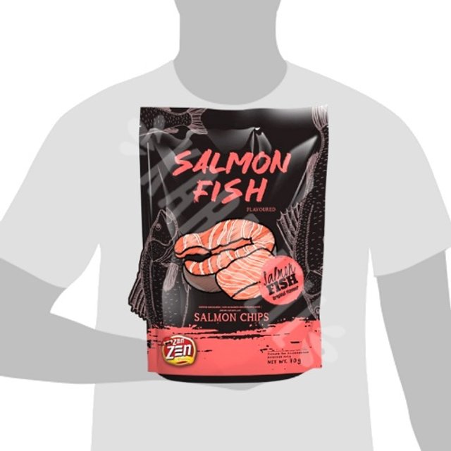 Salgadinho Salmon Fish Chips Original - Importado Malásia | Karamell Store