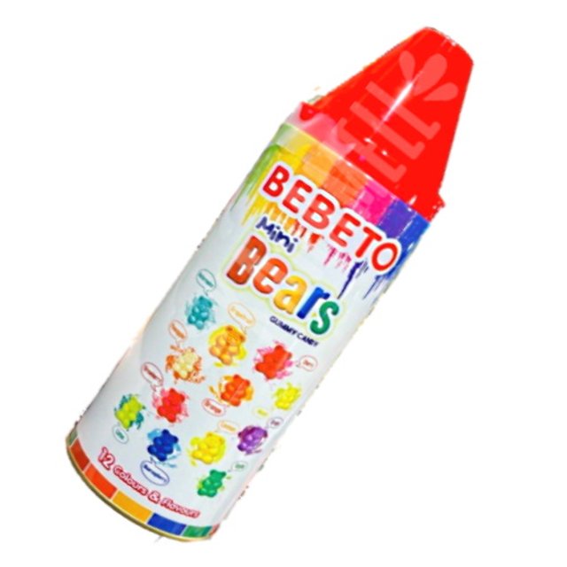 Lapis Gummy Gigante Mini Bears Candy Tampa Vermelha - Bebeto - Turquia ...