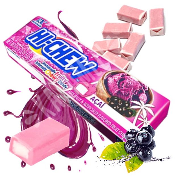 Hi Chew Açai Bala Mastigável Morinaga - Importado Japão | Karamell Store