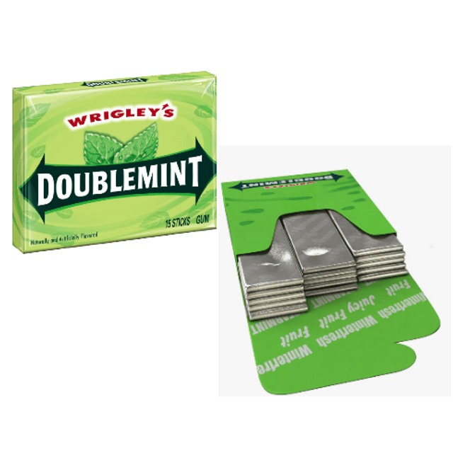 Wrigley's Doublemint - Chicletes de Menta - Importado EUA | Karamell Store