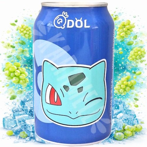 Refrigerante QDol Pokemon Bulbasaur Sabor Uva - Importado | Karamell Store