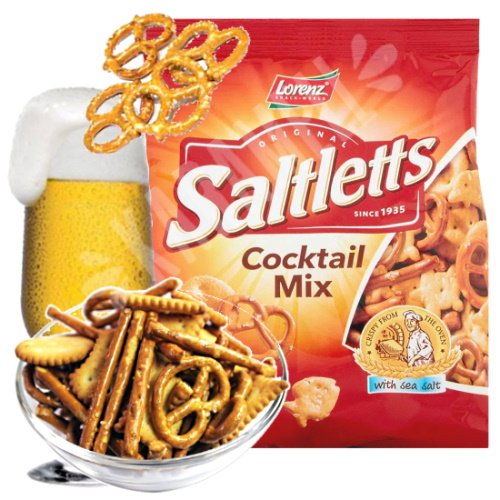 Salgadinho Saltletts Cocktail Mix Biscoito Lorenz - Alemanha | Karamell ...