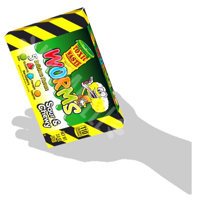 Bala Toxic Waste Worms Sour & Chewy Candy | Karamell Store