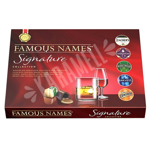 Bombons Chocolate Famous Names Signature - Importado Polônia | Karamell ...
