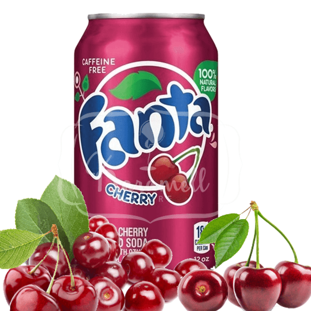 Fanta Cherry - Refrigerante Sabor Cereja - KIT 6 Und. | Karamell Store