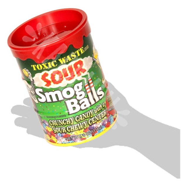 Toxic Waste Sour Smog Balls Bank - Balas Super Ácidas - Paquistão ...