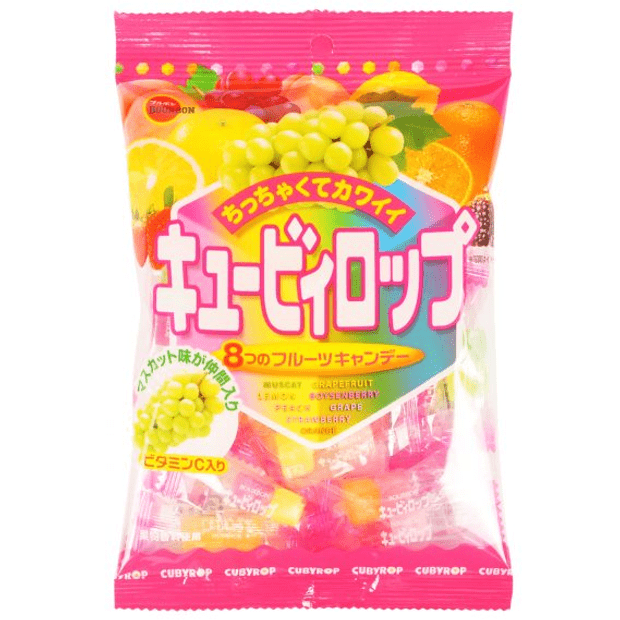 Bourbon Cuby Rop Candy - Bala Japonesa Sabor Frutas | Karamell Store