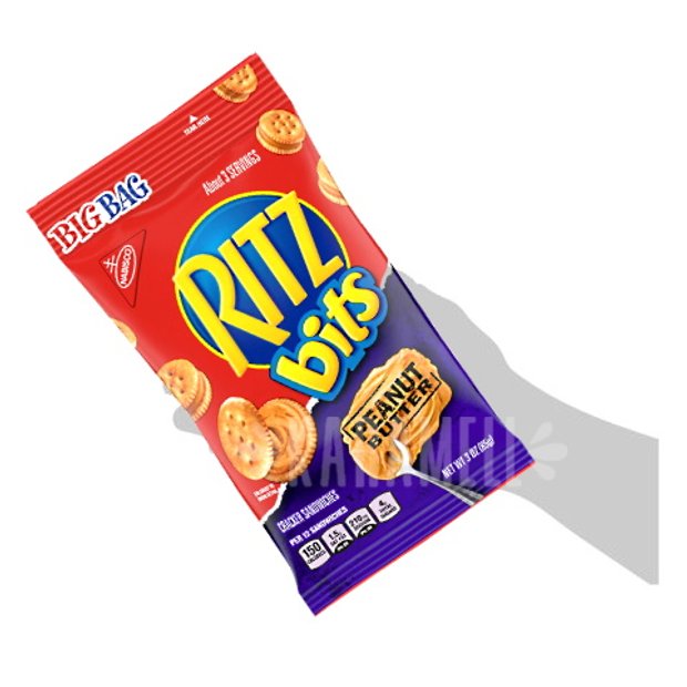 Biscoitos Big Bag Ritz Bits Peanut Butter - Nabisco - EUA | Karamell Store