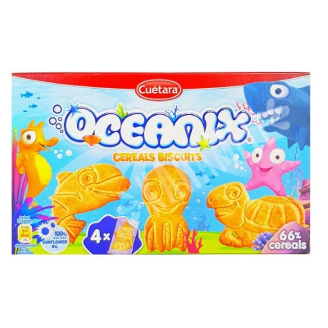 Biscoito Oceanix Cereals Biscuits - Cuétara - Espanha | Karamell Store