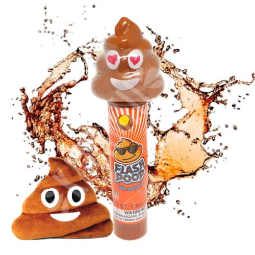 Flash Poop Lollipop Coca - Pirulito Kids Mania - Importado | Karamell Store