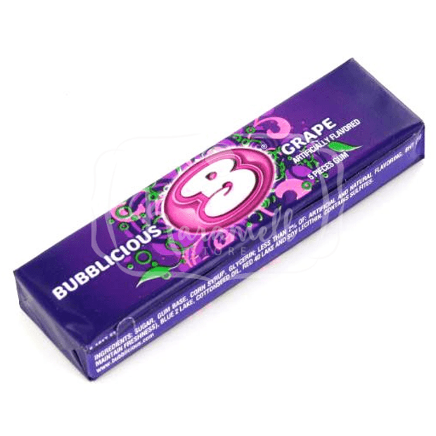 Bubblicious Grape Bubble Gum - Chicletes de Uva - EUA | Karamell Store