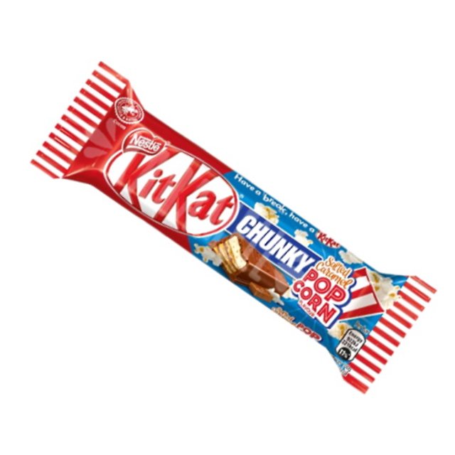 Kit Kat Chunky Pop Corn Salted Caramel - Chocolate Nestle - EUA ...