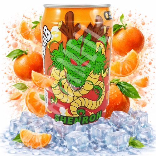Refrigerante Ocean Bomb Dragon Ball Shenron Sabor Tangerina - Importado ...