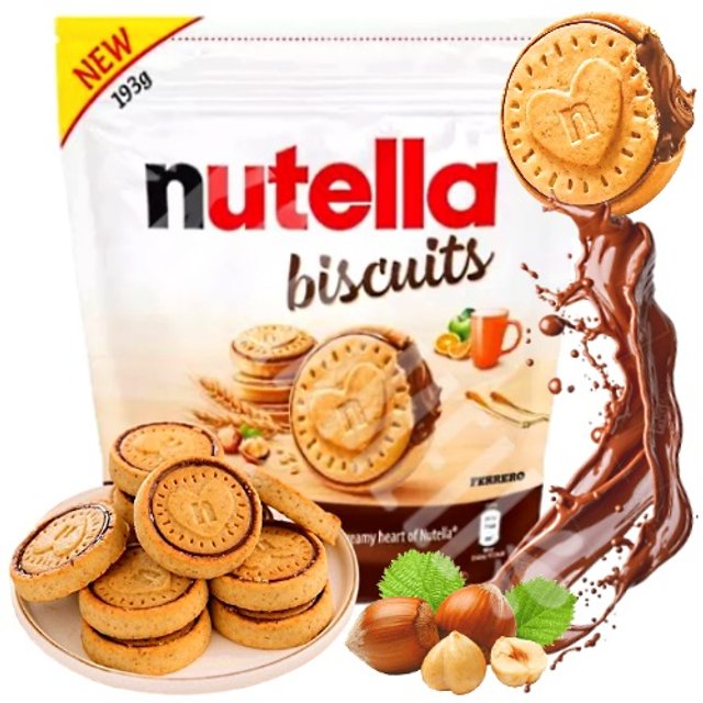 Biscoito Nutella Biscuits - Ferrero - Importado República Tcheca ...