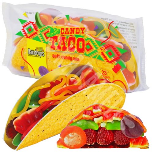 Balas Raindrops Gummy Taco Soft Mix - Importado Holanda | Karamell Store