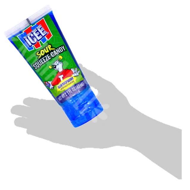 Bala Líquida Icee Sour Squeeze Candy Blue Raspberry - Importado ...