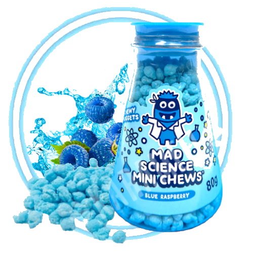 Mad Science Mini Chews Blue Raspberry - Kids Mania - Importado ...