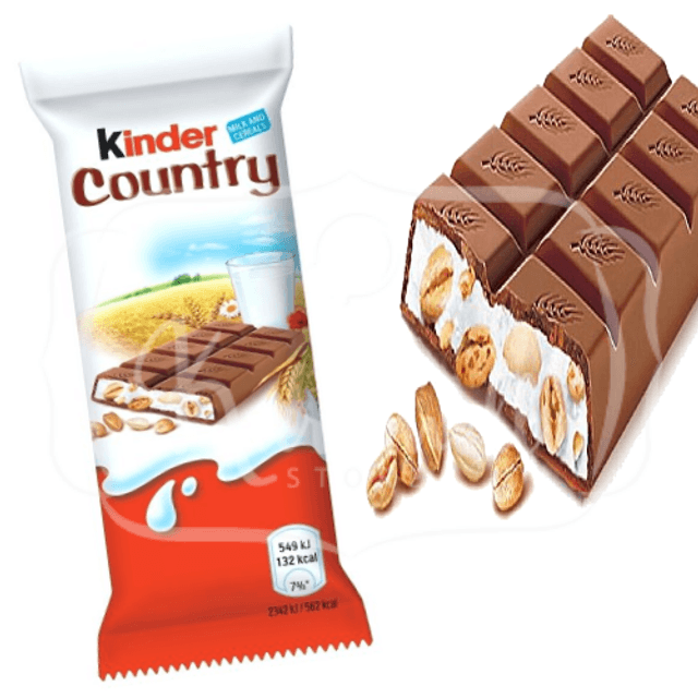 Kinder Country - Barra Chocolate com cereais crocantes | Karamell Store