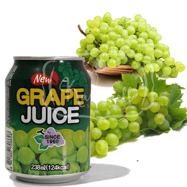 BomBom Uva Verde - Suco de Uva Com Pedaços da Fruta - Importado Coreia ...