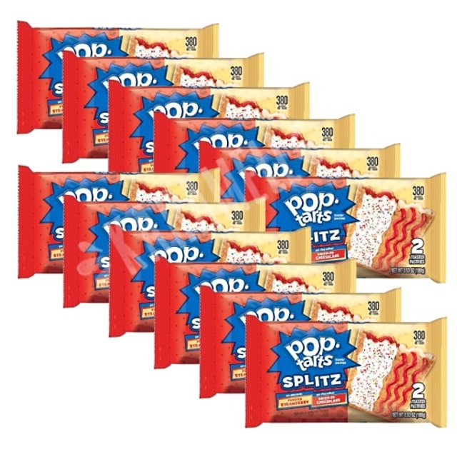 Biscoito Pop Tarts Splitz Strawberry Cheesecake - ATACADO 12X - USA ...