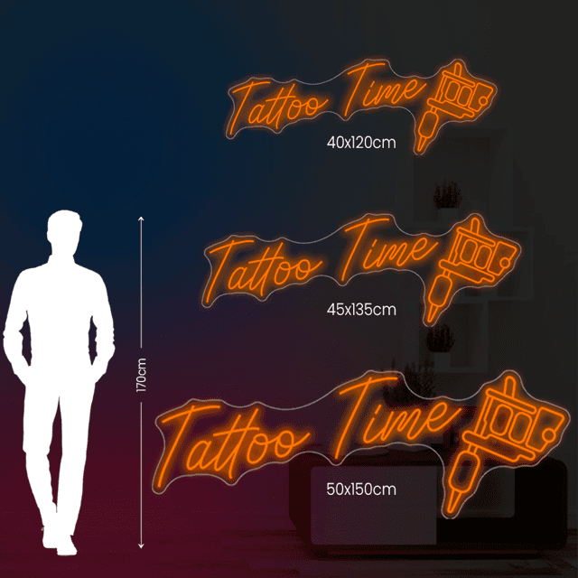 Neon Led - TATTOO TIME | Atacado neon