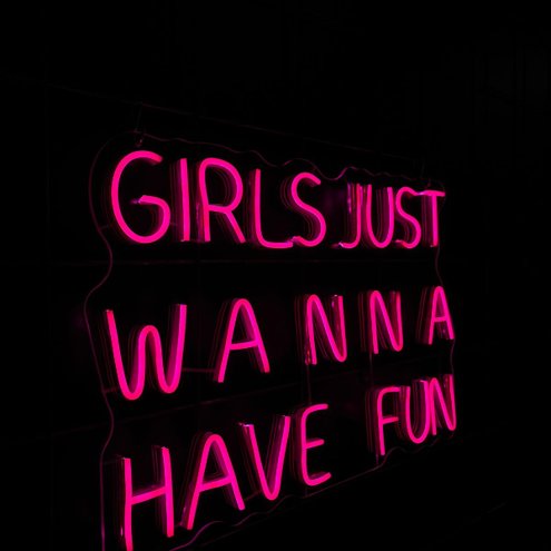 Luminária NeonLed - FEEL GOOD HERE - 45x60cm | Atacado Neon
