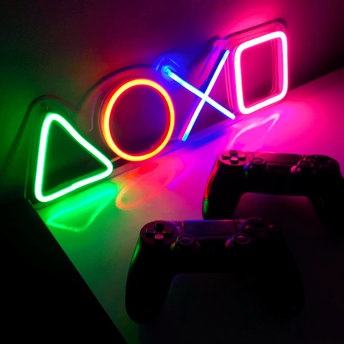 Neon Led BOTOES PLAYSTATION Atacado neon
