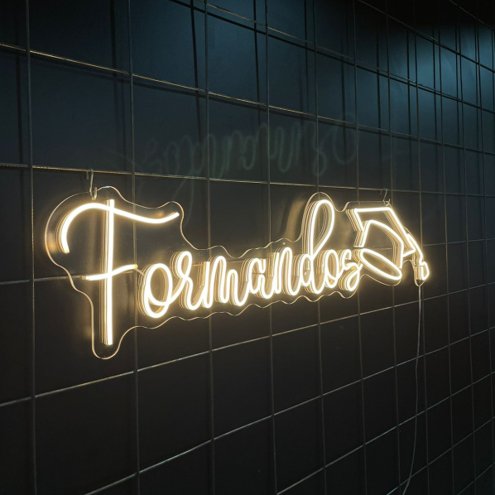 Placa Luminária Neon Led - CACTUS - 60x30cm | Atacado Neon