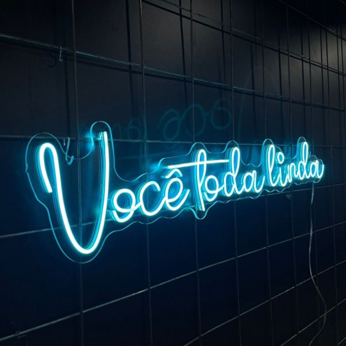 Placa Luminária Neon Led - CACTUS - 60x30cm | Atacado Neon Comércio ...