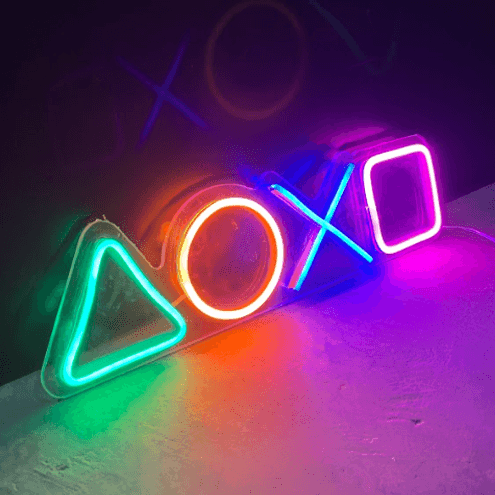 Placa Luminária Neon Led - COROA - 30x30cm | Atacado Neon