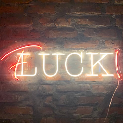 Placa Luminária Neon Led - LUZ - 40x15cm | Atacado Neon