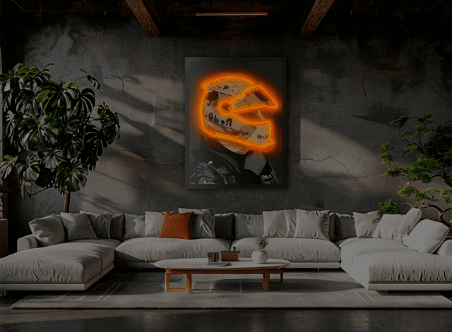 Quadro Premium com NeonLed - Piloto 2 | Atacado neon