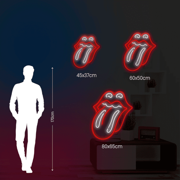 Neon Led - BOCA ROLLING STONES | Atacado neon